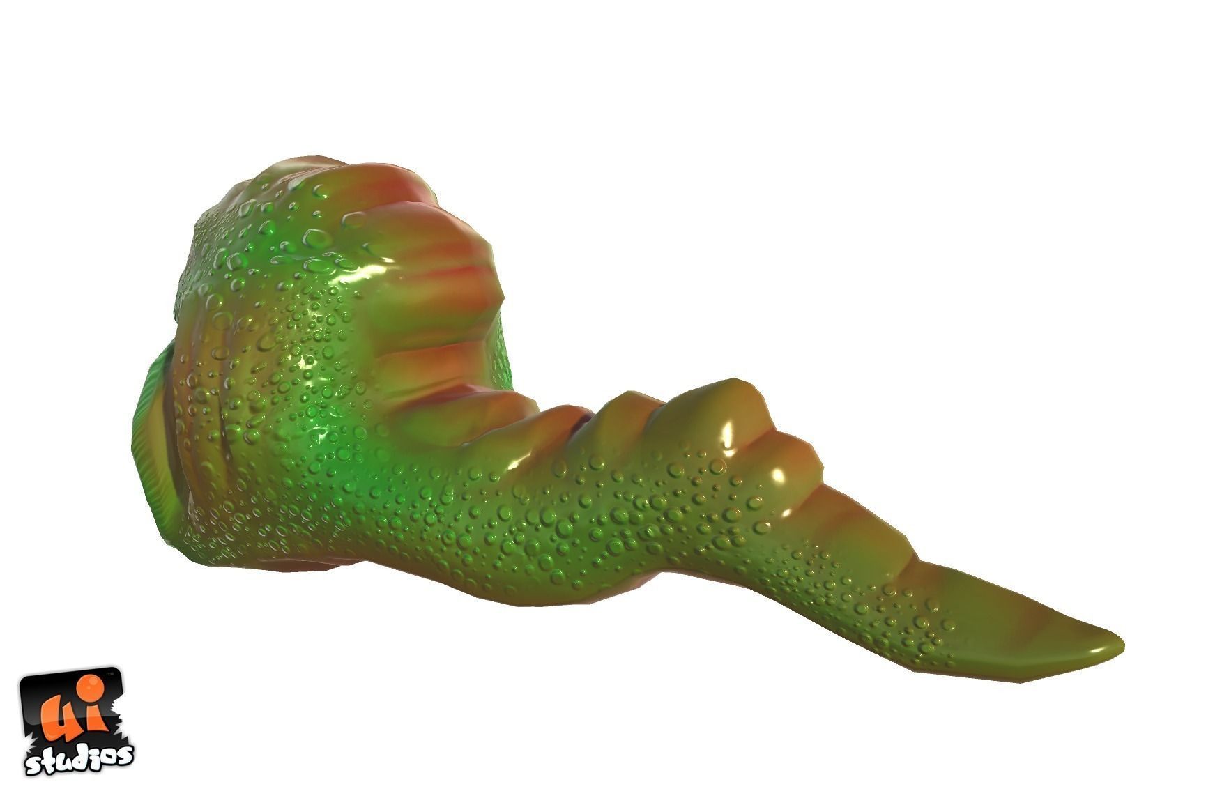 3D model Muncher - Alien Worm VR / AR / low-poly rigged animated | CGTrader