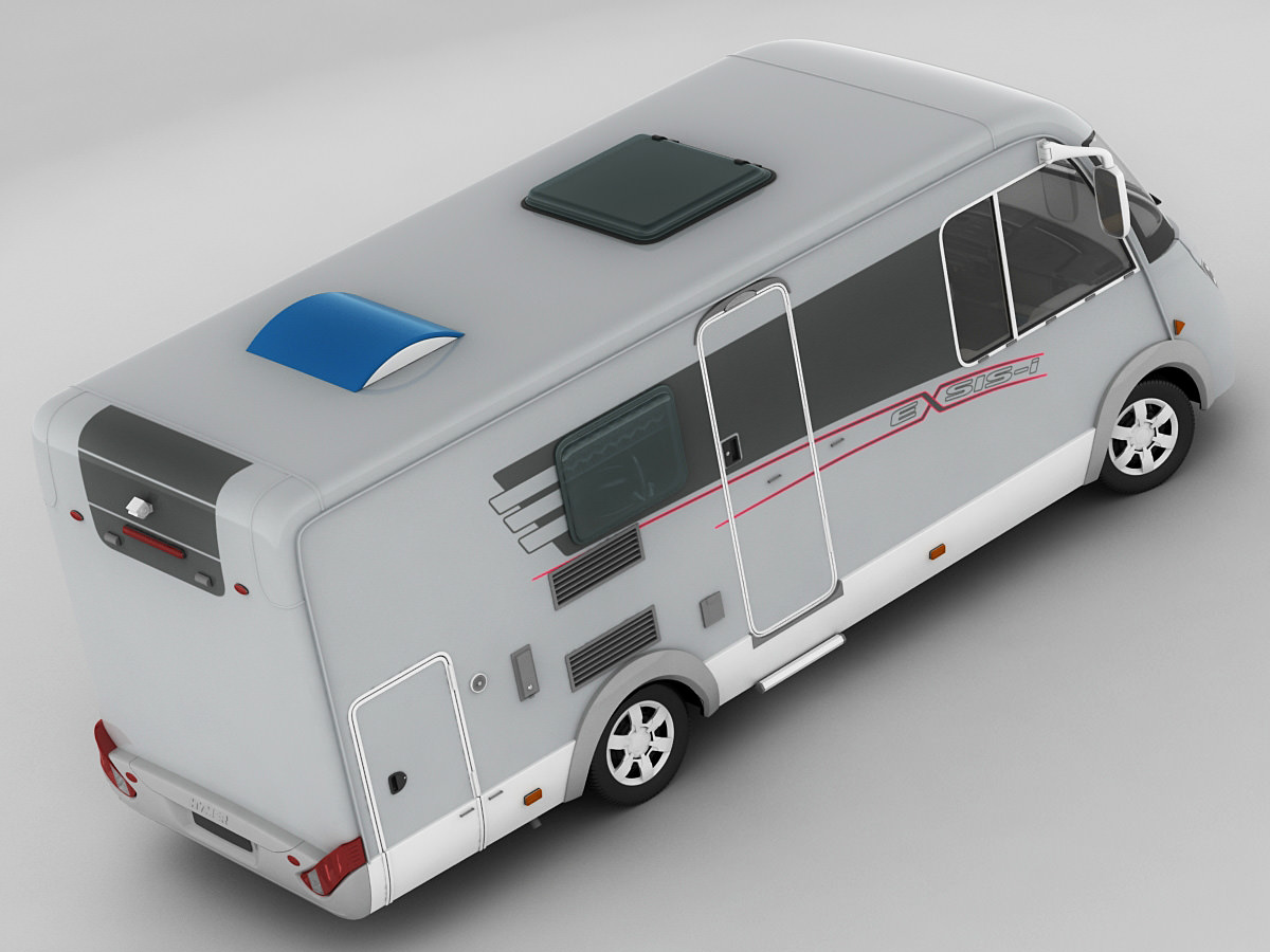 Hymer Exis Motorhome 3D Model .max .obj .3ds .fbx .c4d .lwo .lw .lws ...