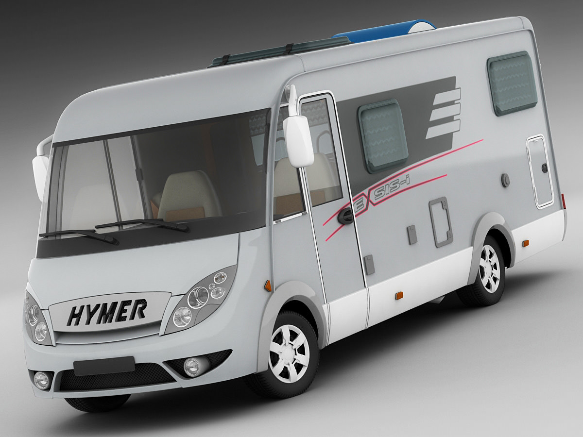 Hymer Exis Motorhome 3D Model MAX OBJ 3DS FBX C4D LWO LW LWS - CGTrader.com