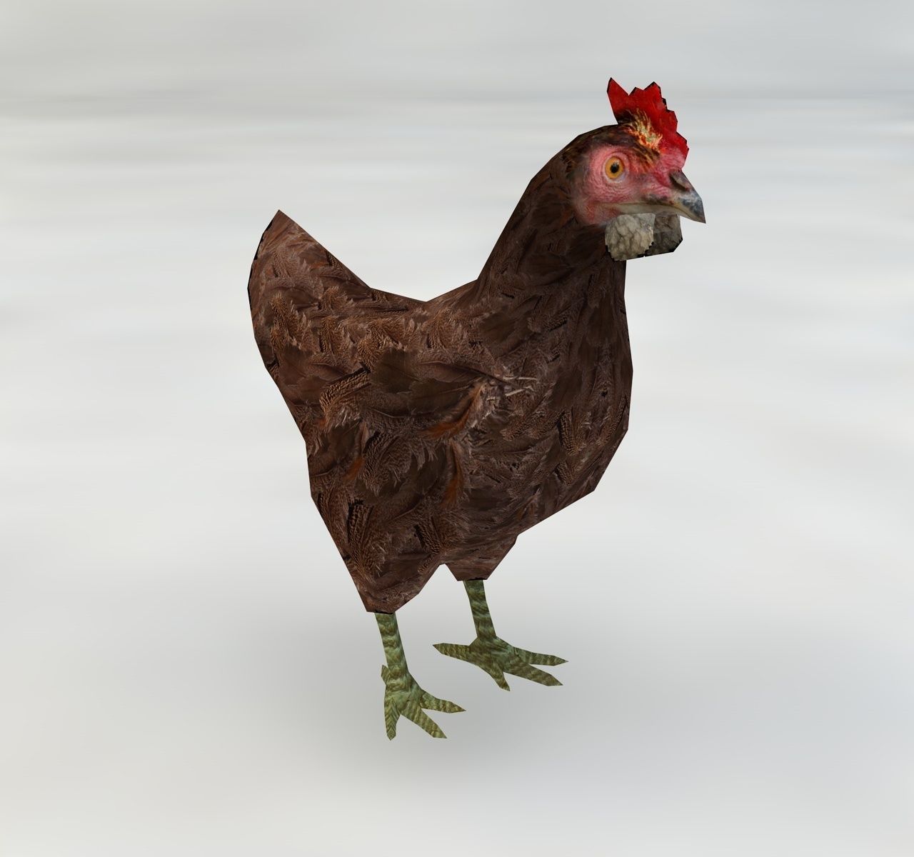 Chicken Low-poly 3D Model Game ready .max .obj .fbx .c4d - CGTrader.com