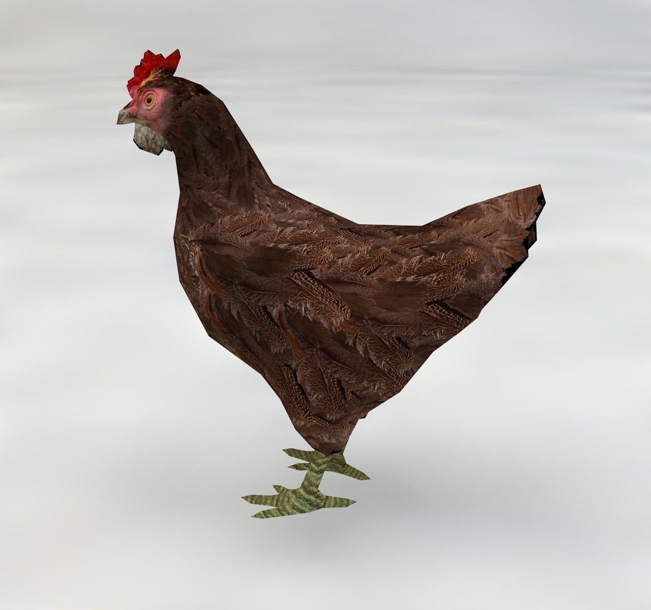 Chicken Low-poly 3D Model Game ready .max .obj .fbx .c4d - CGTrader.com