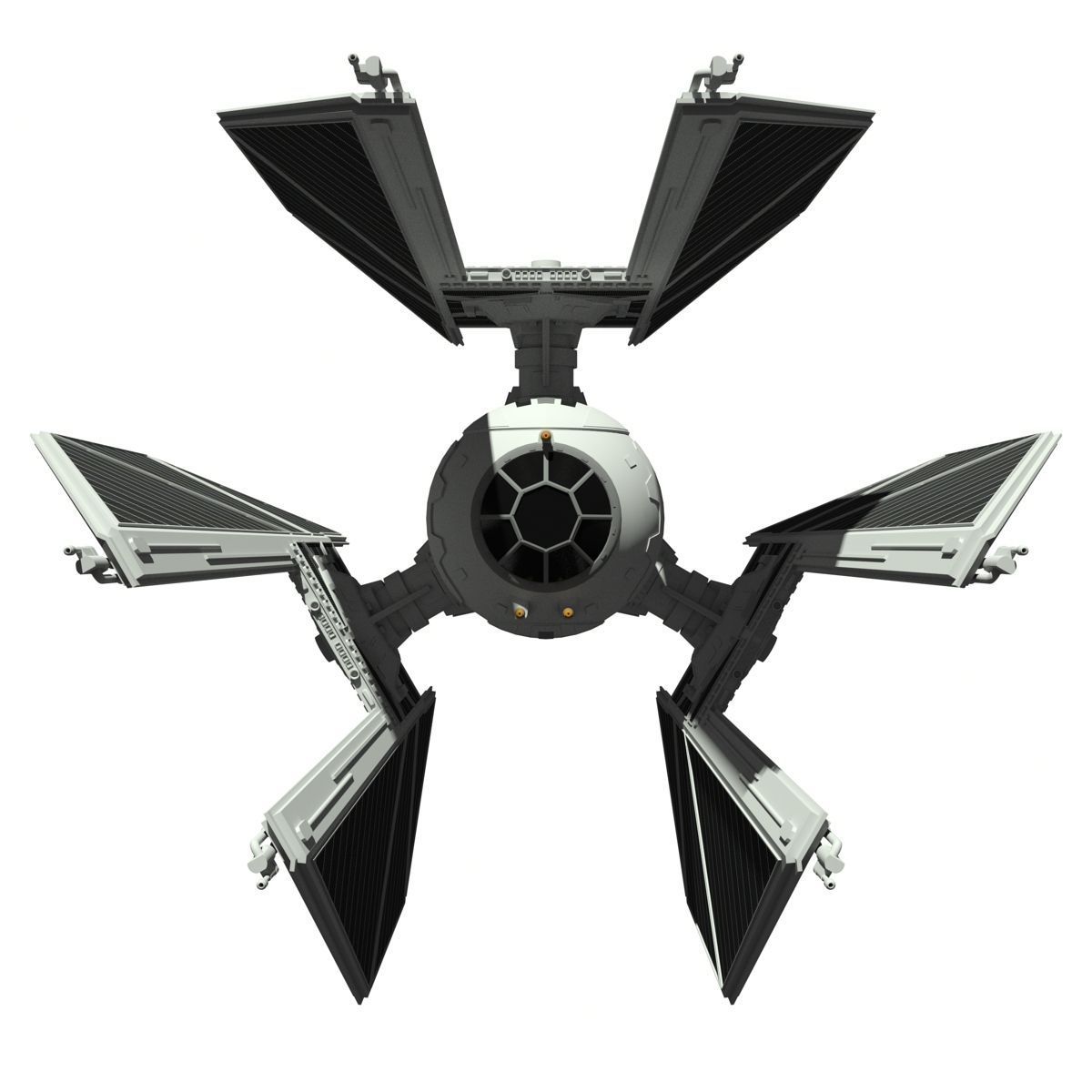 TIE Defender 1 3D Model .obj .3ds .fbx .hrc .xsi .dae .skp - CGTrader.com