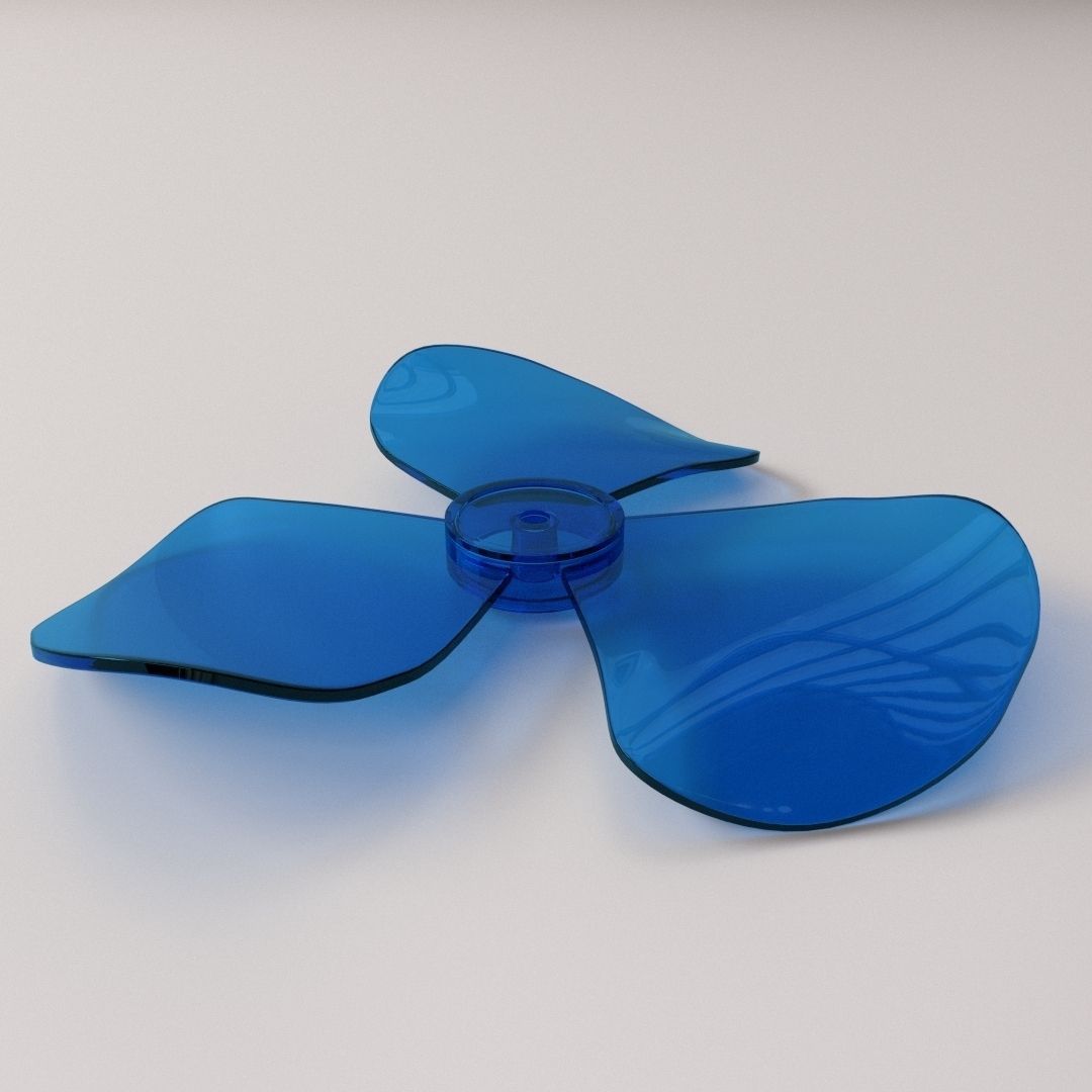 Fan Blade 3D Model .3ds .fbx .blend .dae - CGTrader.com