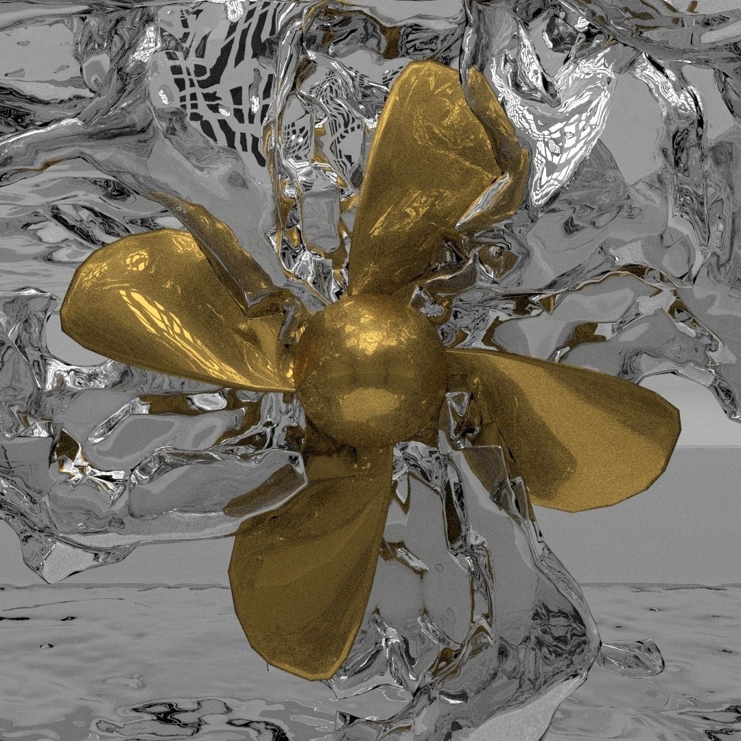 3D model Ship Propeller VR / AR / low-poly animated | CGTrader