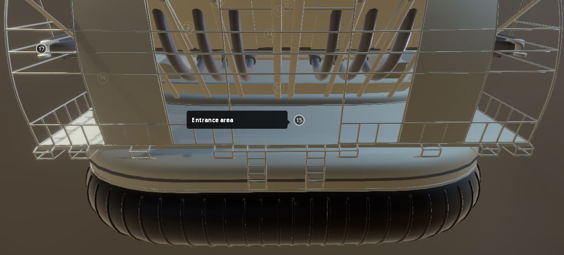 Big Hovercraft design High-Poly free 3D model animated rigged | CGTrader