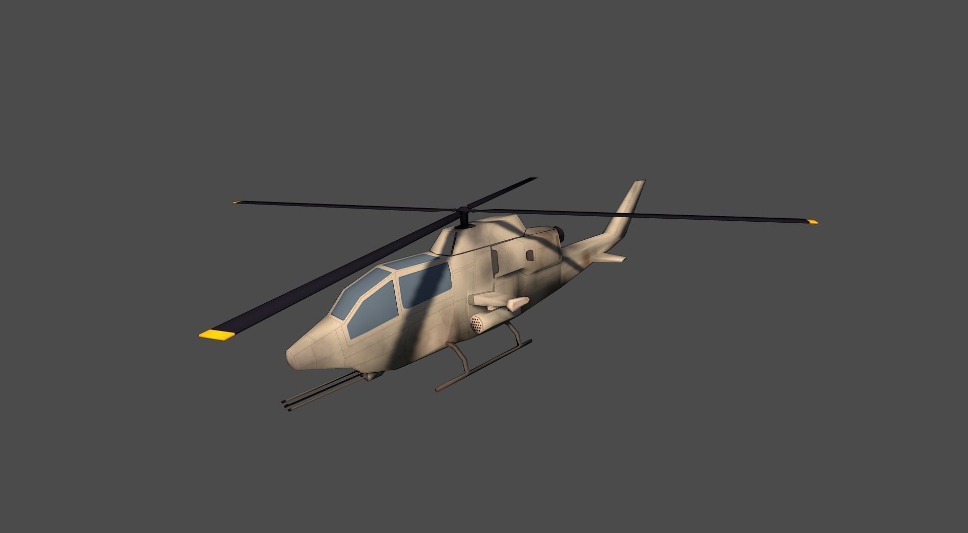 3D model Apache Helicopter lowpoly VR / AR / low-poly | CGTrader