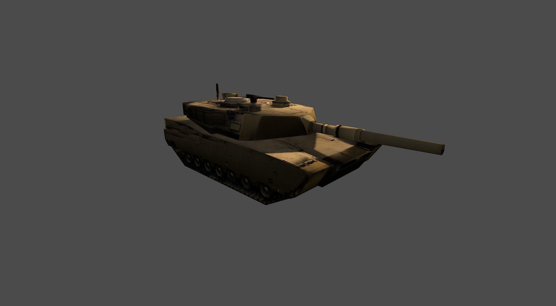 3D model M1 Abrams Tank lowpoly VR / AR / low-poly | CGTrader