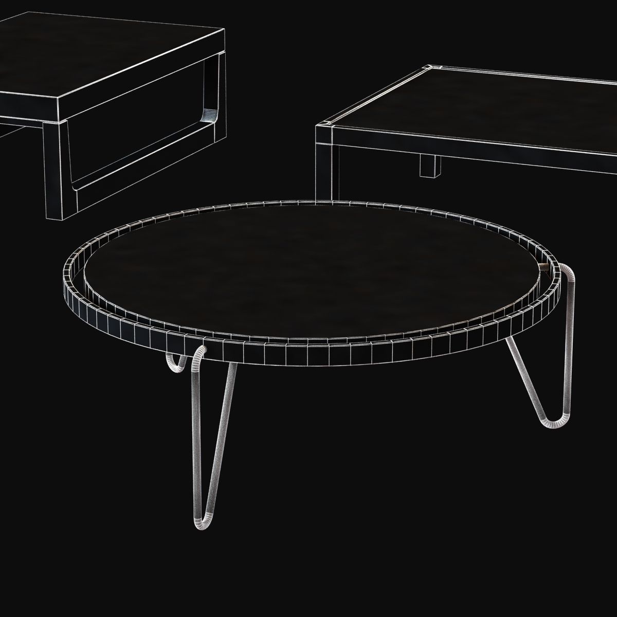 Tables collection 2 coffee table 3D model | CGTrader