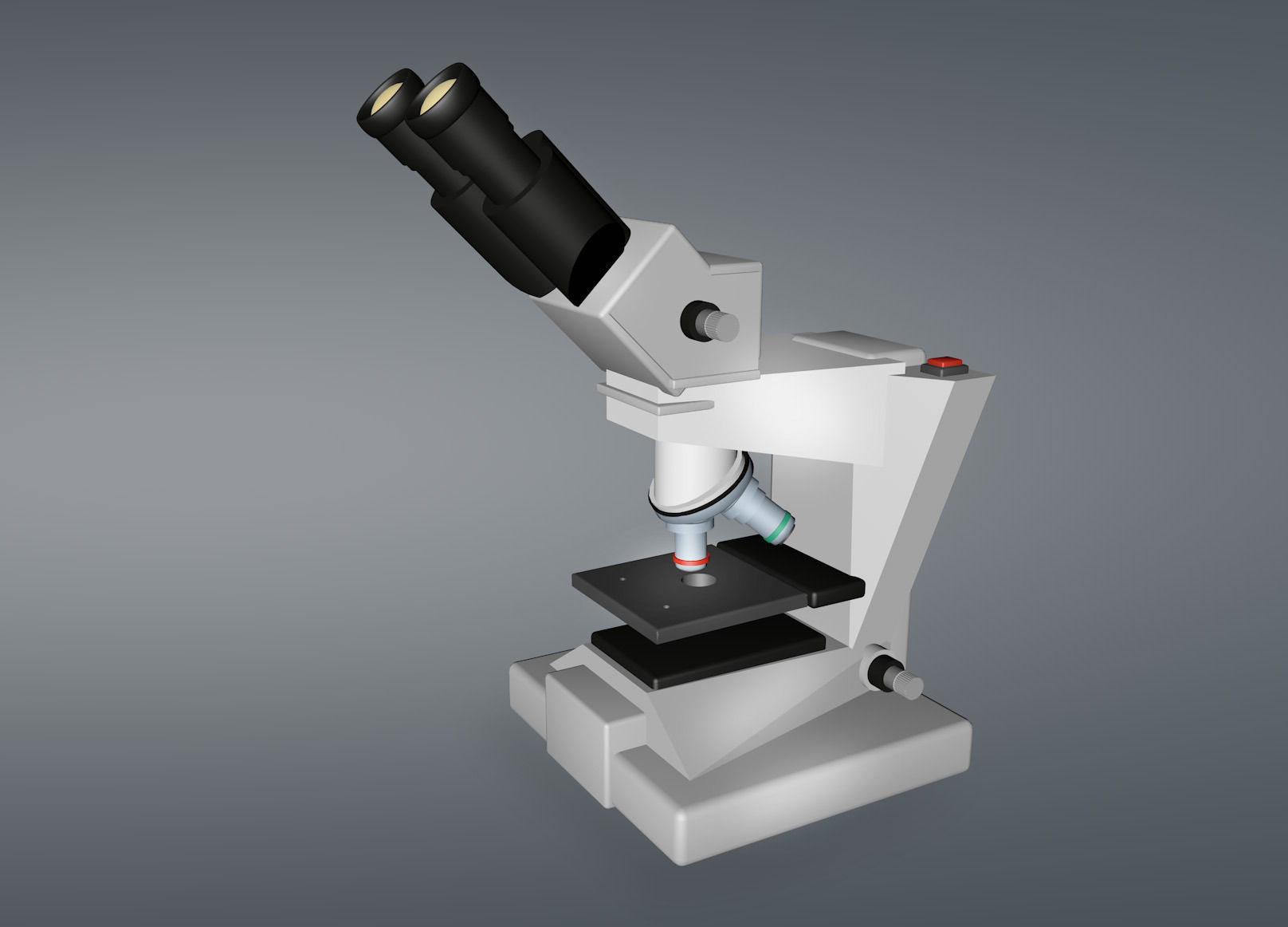 3D model Microscope VR / AR / low-poly 3DS FBX C4D - CGTrader.com