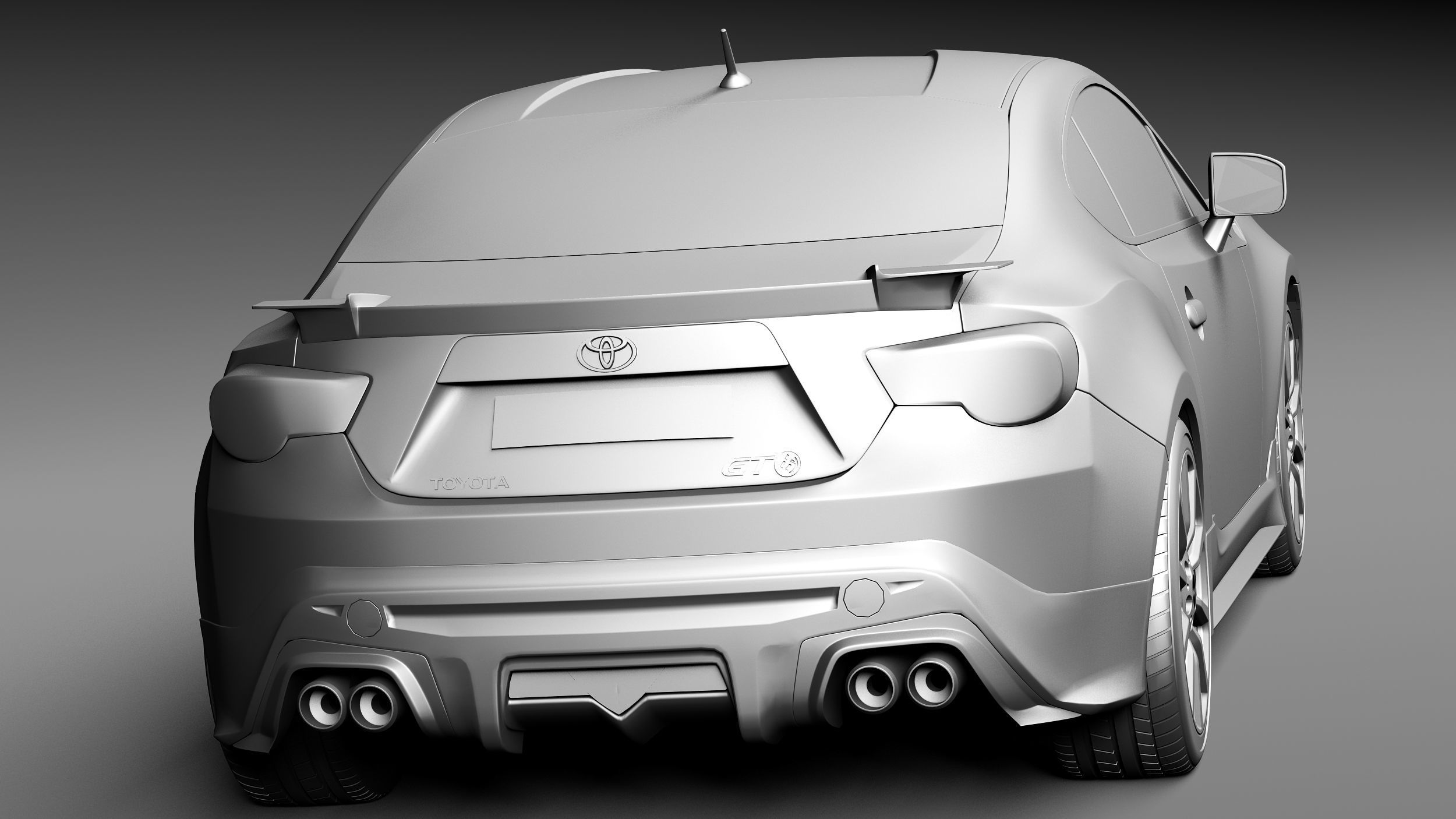 Toyota GT86 TRD 2014 3D model | CGTrader
