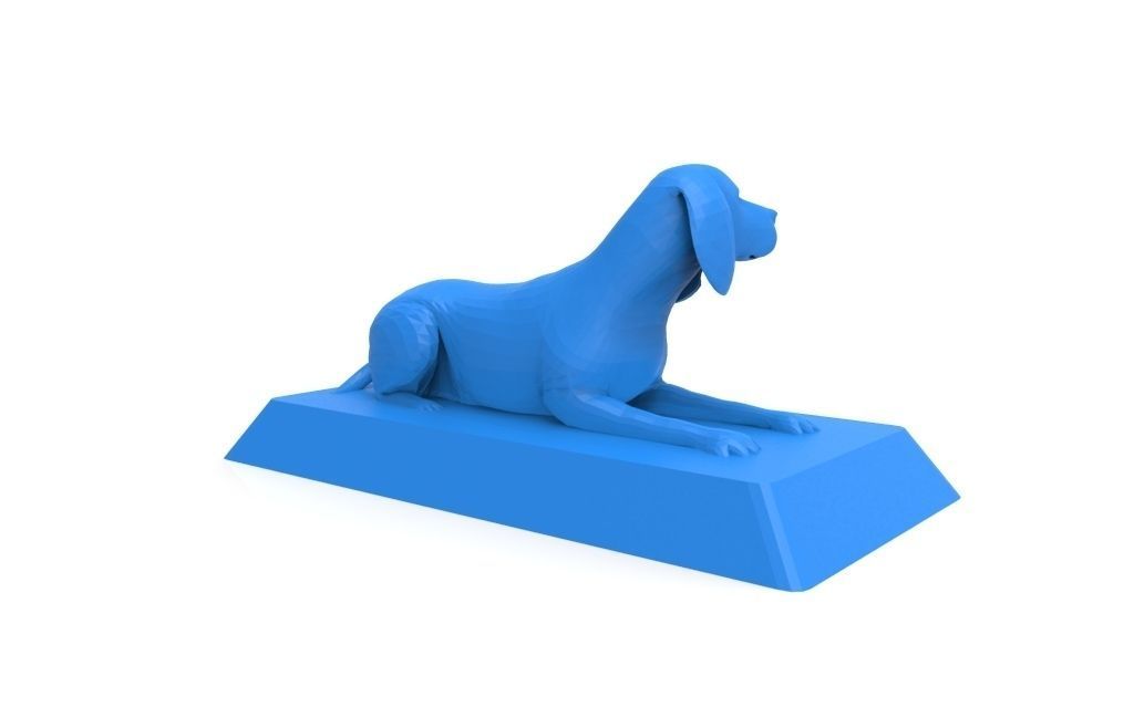 Beagle 3D print ready model 3D model 3D printable | CGTrader