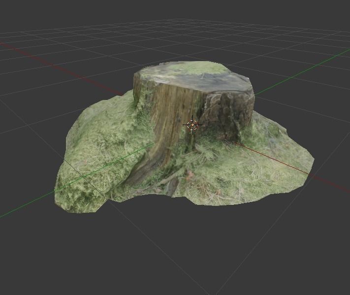 3D model Tree Stump Game-ready VR / AR / low-poly | CGTrader