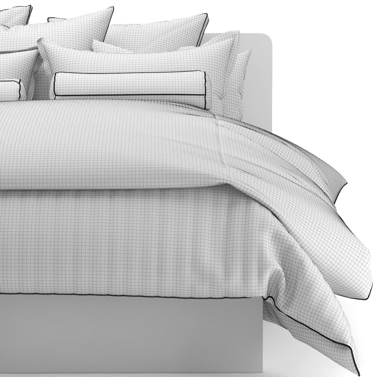 Bedclothes 3D Model .max .obj .fbx - CGTrader.com