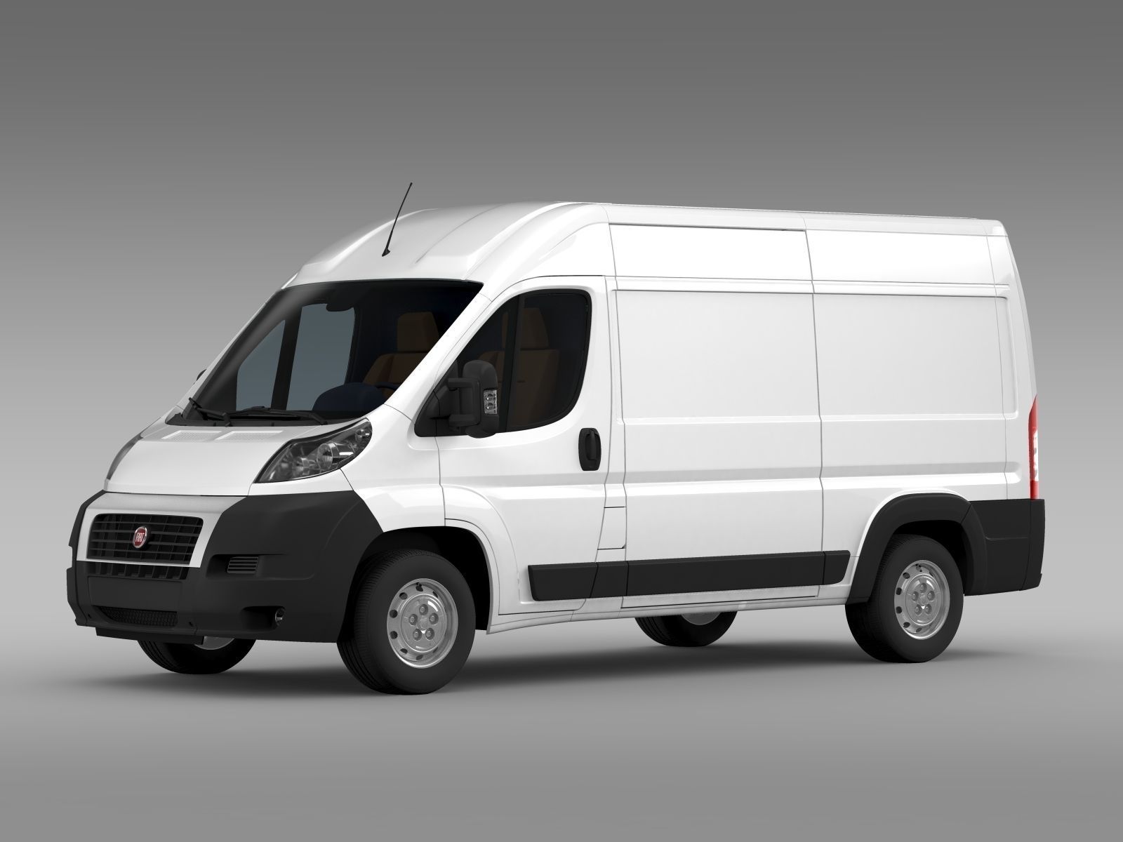 Fiat Ducato Van L2H2 2006-2014 3D model | CGTrader
