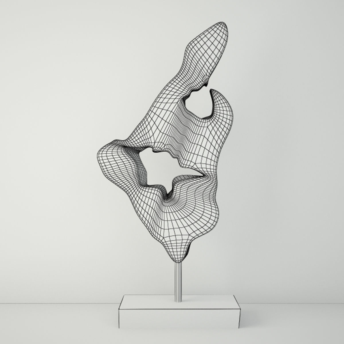 Teak Wood Table Top Decoration 3D model | CGTrader