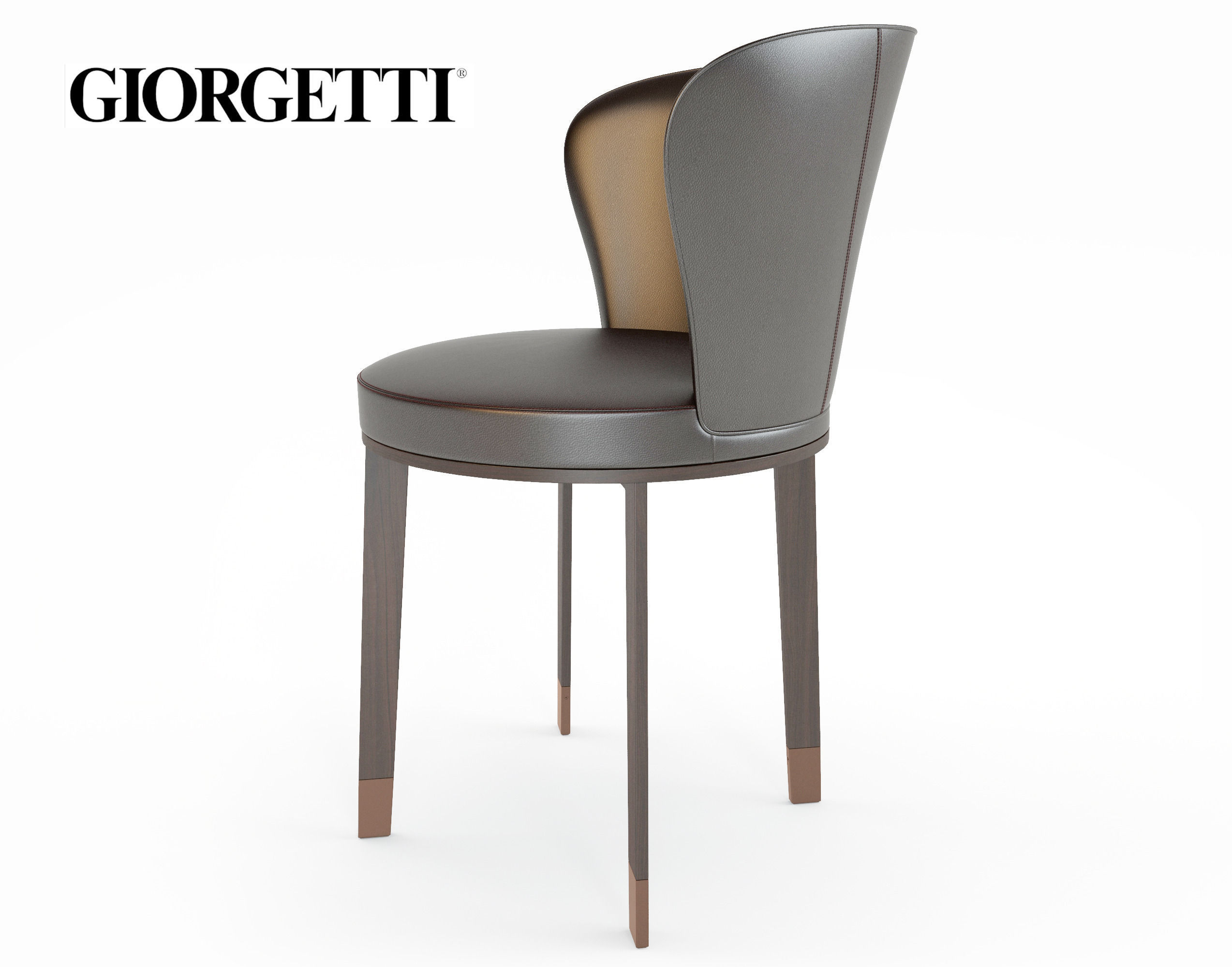 Giorgetti Ode Modern Chair 3D model | CGTrader