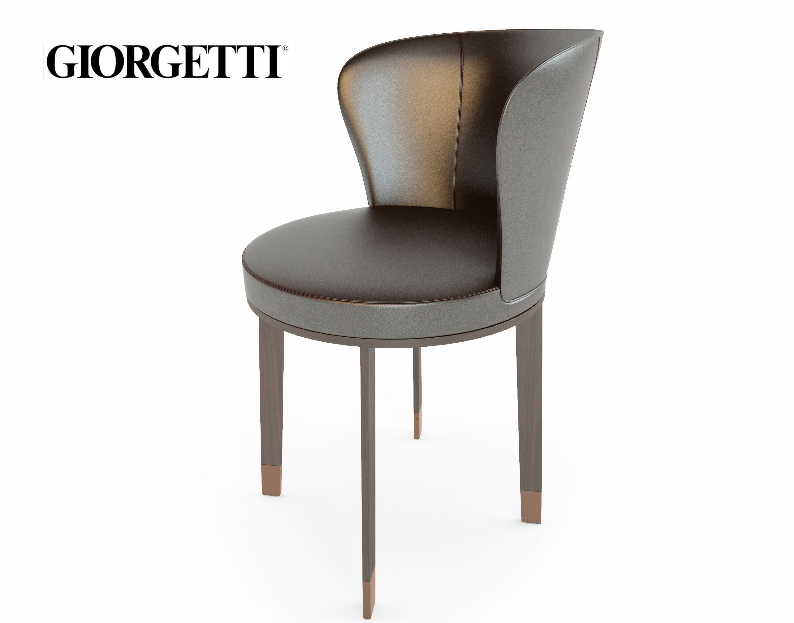Giorgetti Ode Modern Chair 3D Model .max .obj .fbx - CGTrader.com