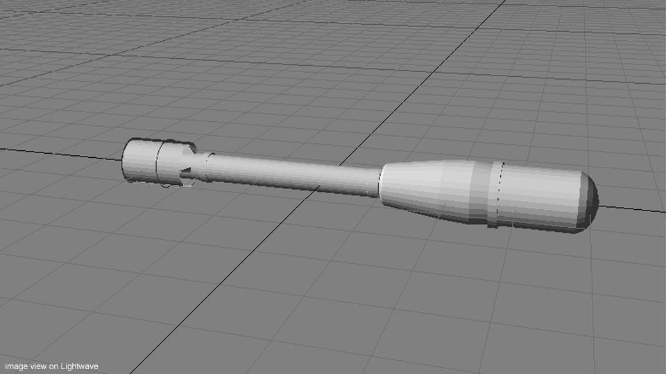 Rocket Launcher - Projectile - M6A1 3D model | CGTrader