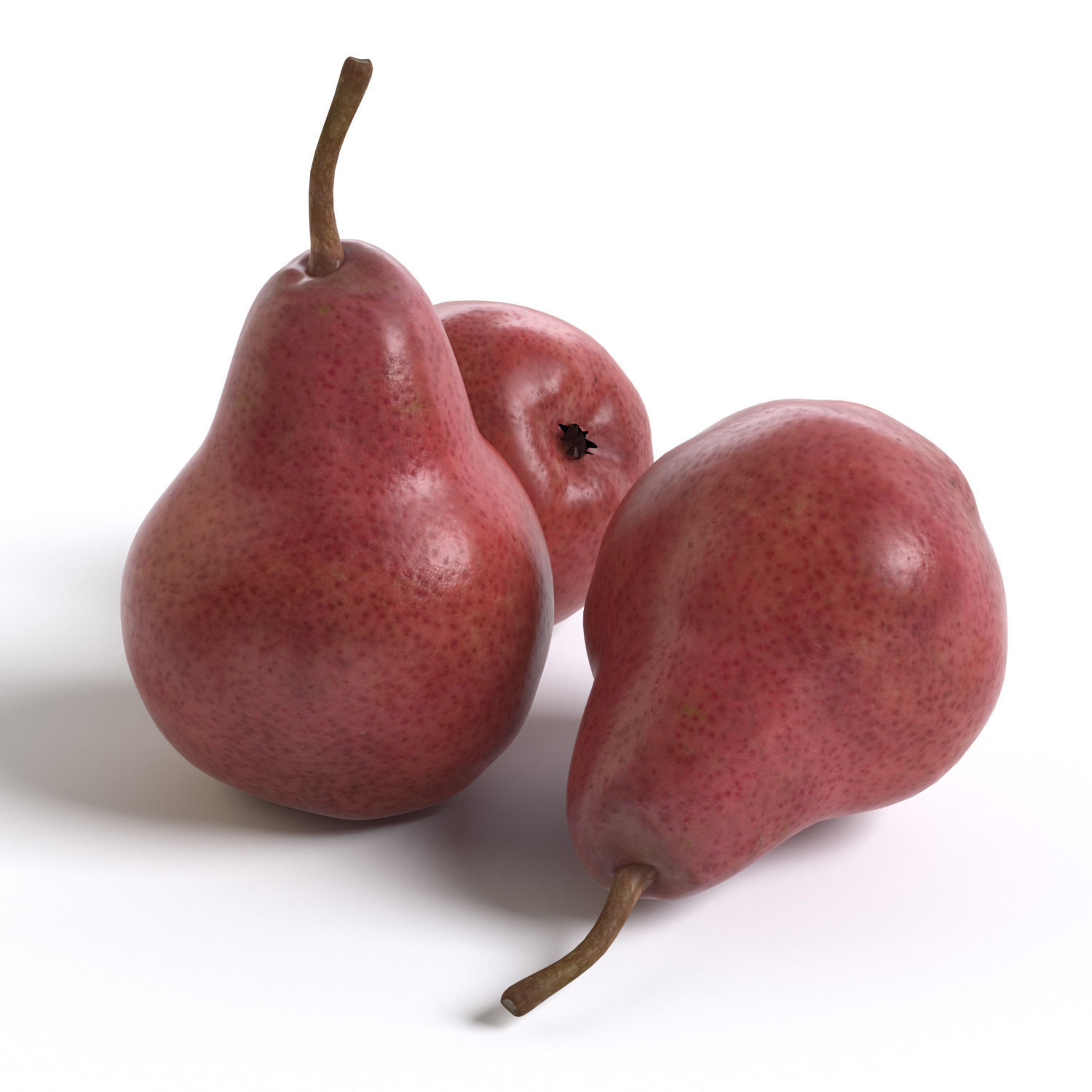 Red Pears 3D Model .max .obj .3ds .fbx - CGTrader.com