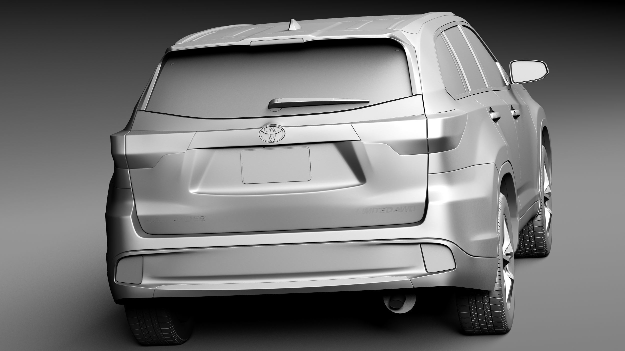 Toyota Highlander 2014 3D model | CGTrader