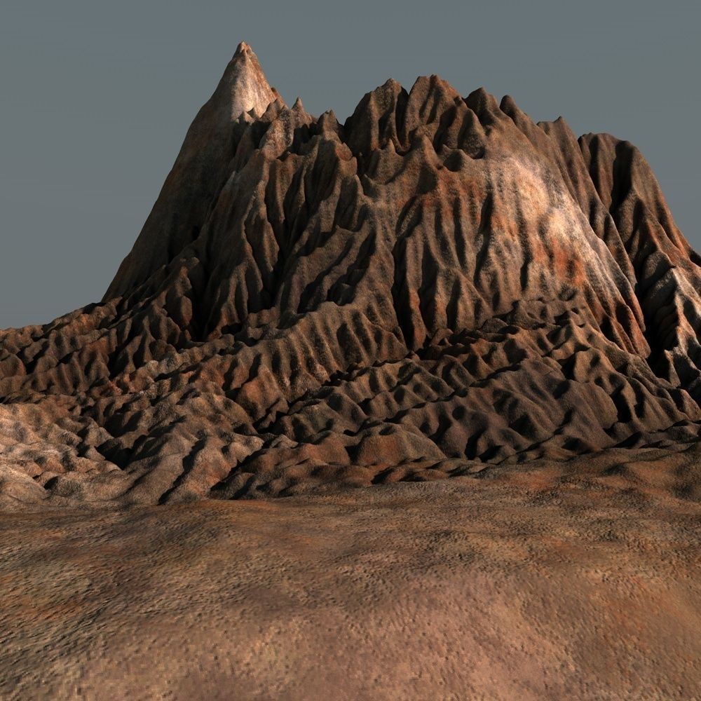 Prehistoric Volcano High Poly 3D model | CGTrader