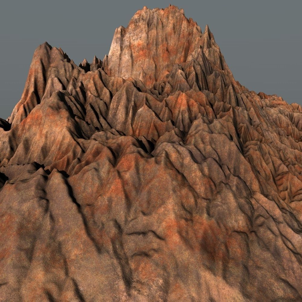 Prehistoric Volcano High Poly 3D model | CGTrader