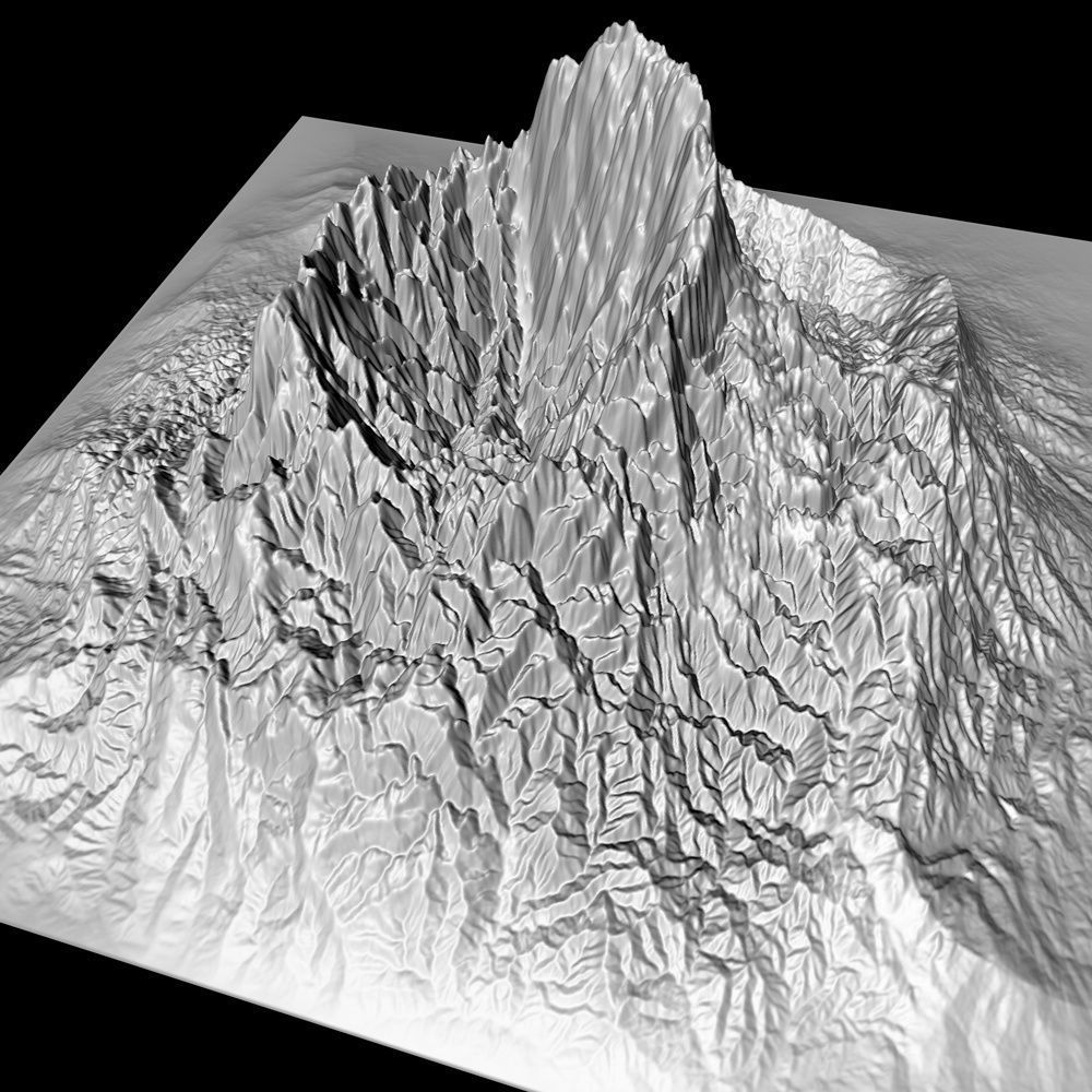 Prehistoric Volcano High Poly 3D model | CGTrader