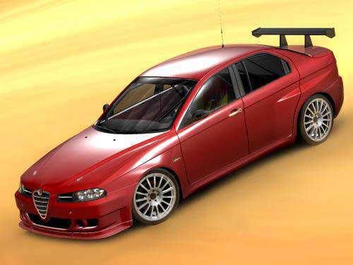 Alfa Romeo 156 WTCC Racing 3D model | CGTrader