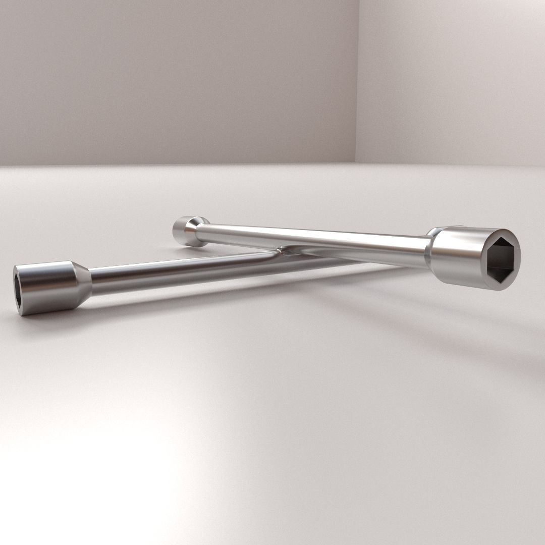 Lug Wrench 3D model | CGTrader