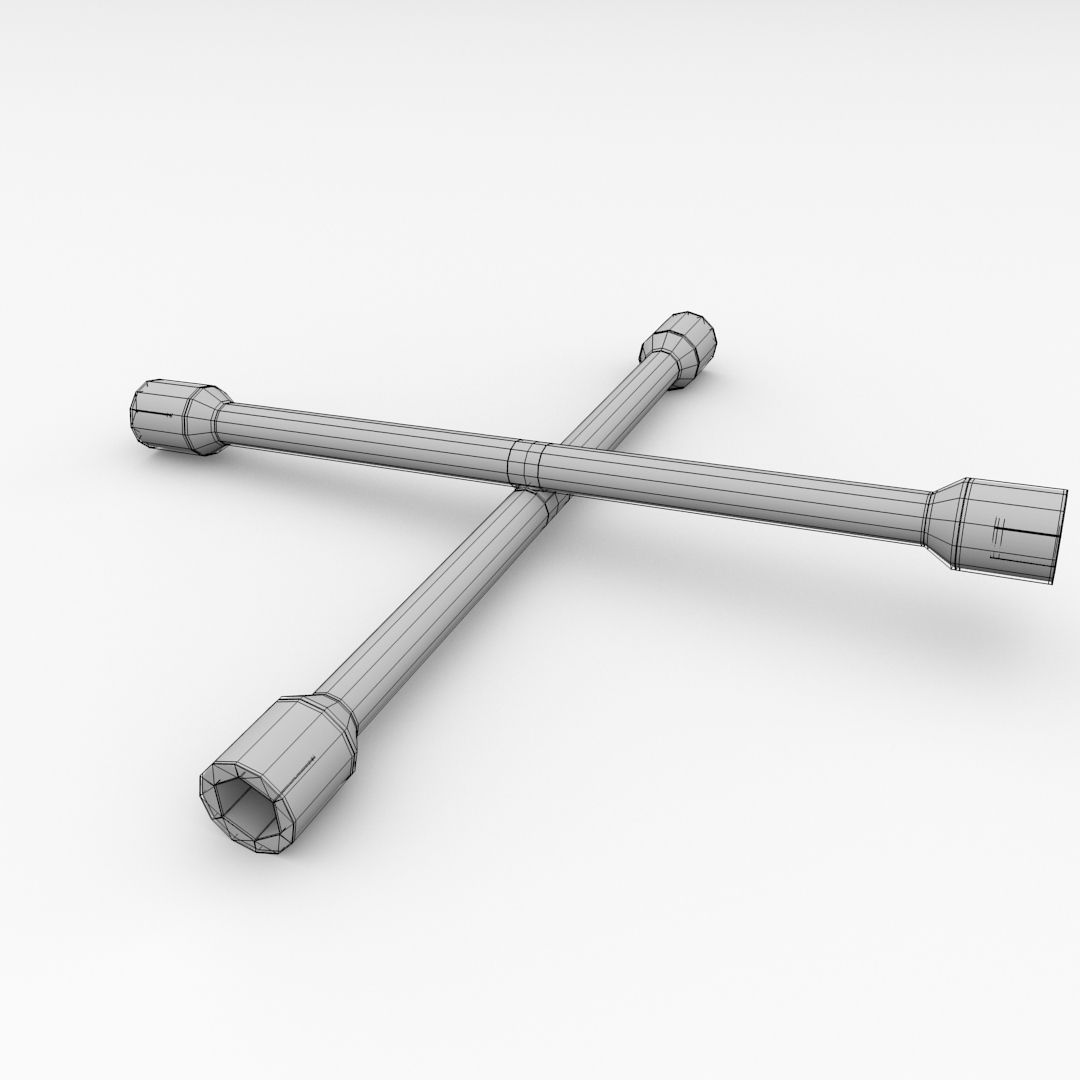 Lug Wrench 3D model | CGTrader