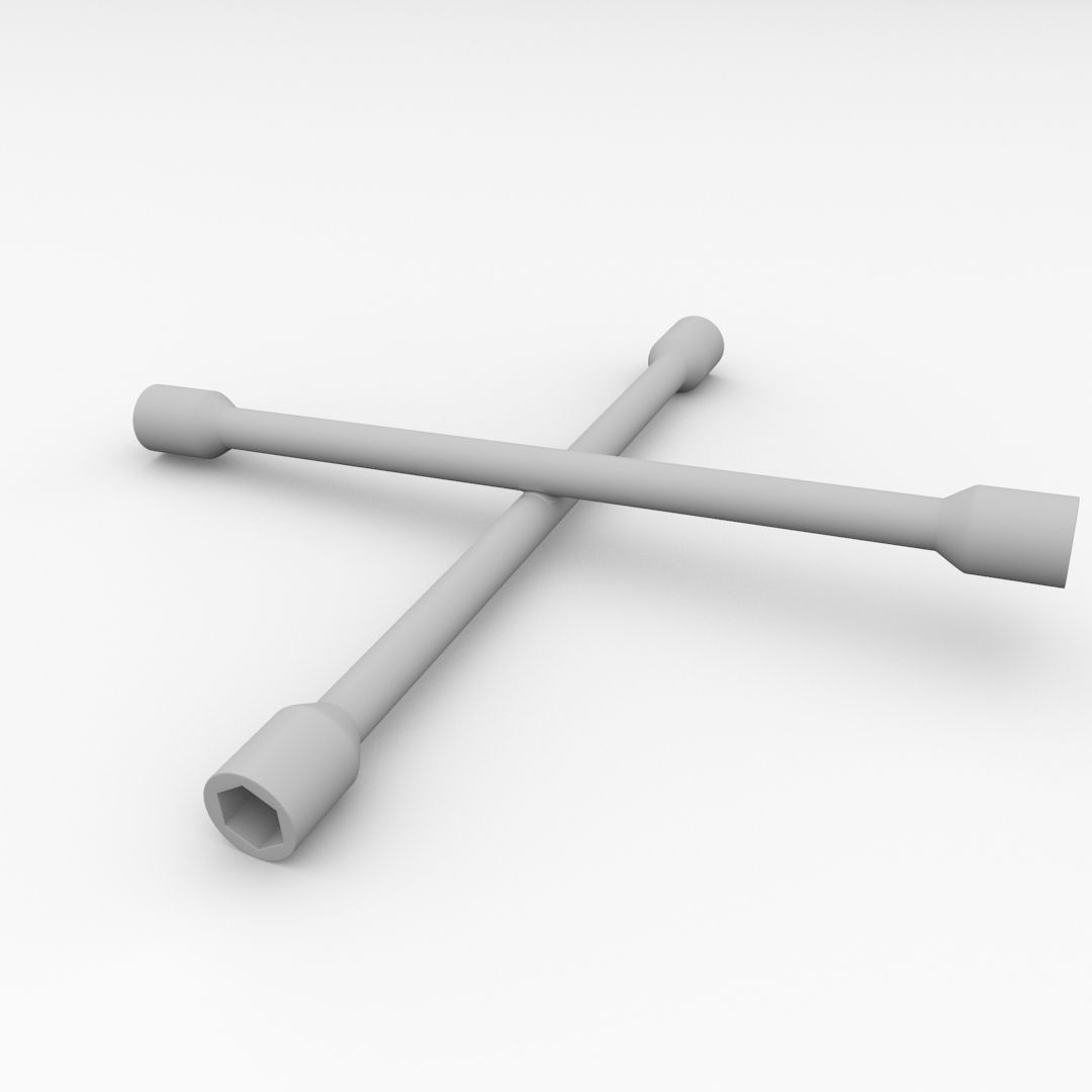 Lug Wrench 3D model | CGTrader