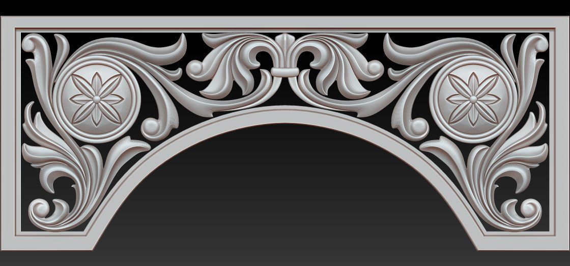Decorative arc 3D model | CGTrader