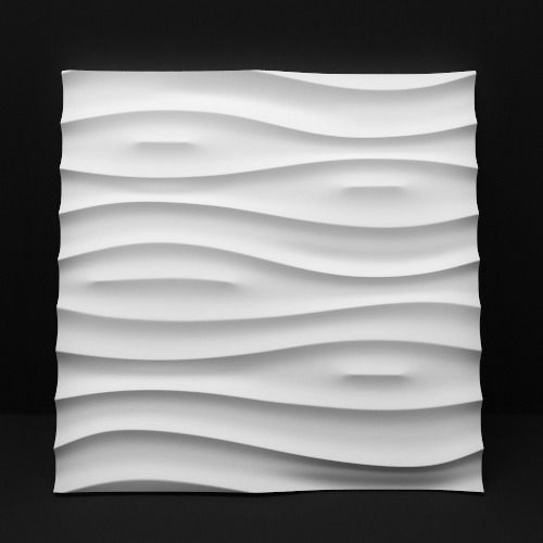 3d panel wave2 3D model 3D printable | CGTrader