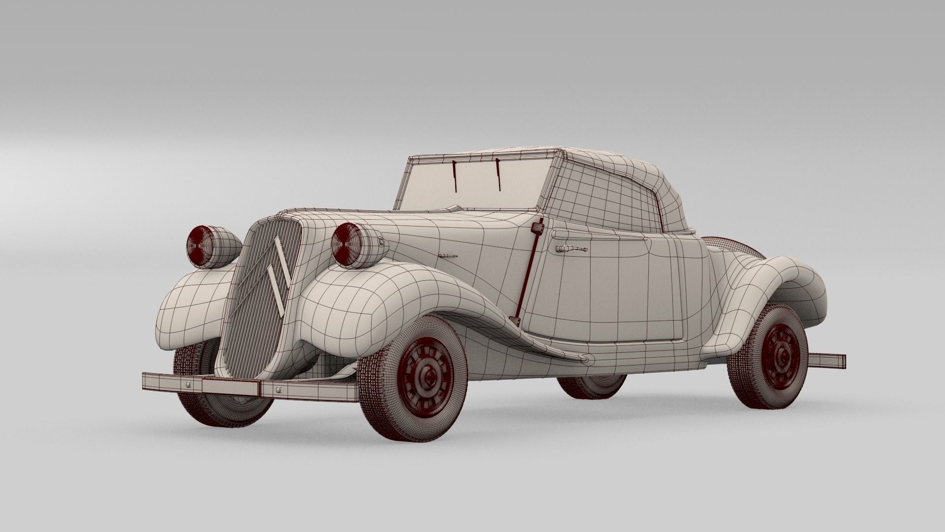 Old Citroen C11 3D model | CGTrader