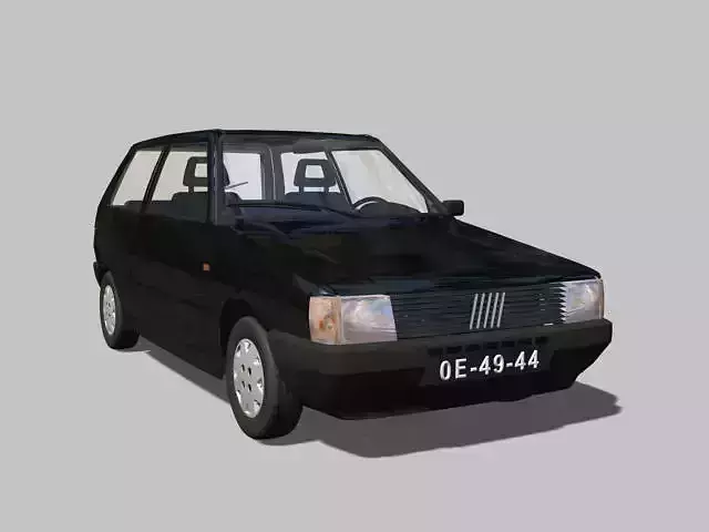 FIAT UNO - 3d model 3D model | CGTrader