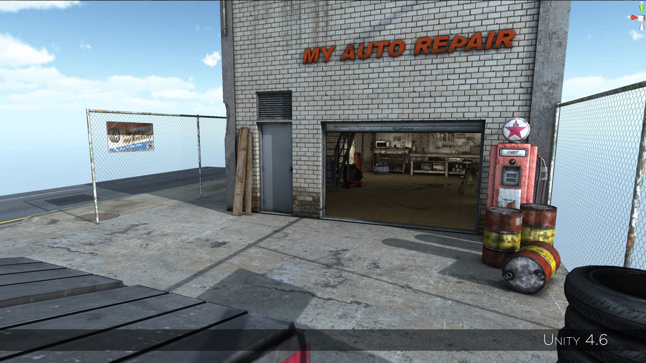 3D model Auto Repair Shop - High Detail Garage VR / AR / low-poly ...