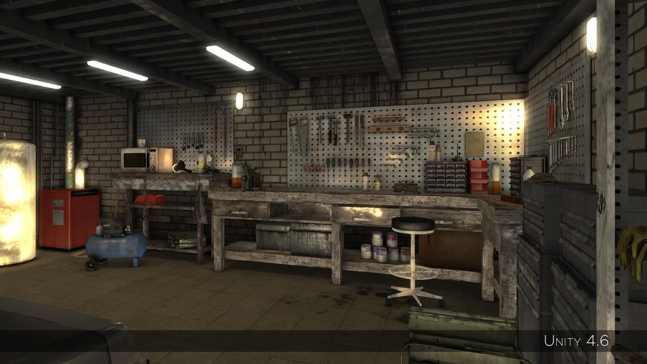 3D model Auto Repair Shop - High Detail Garage VR / AR / low-poly ...