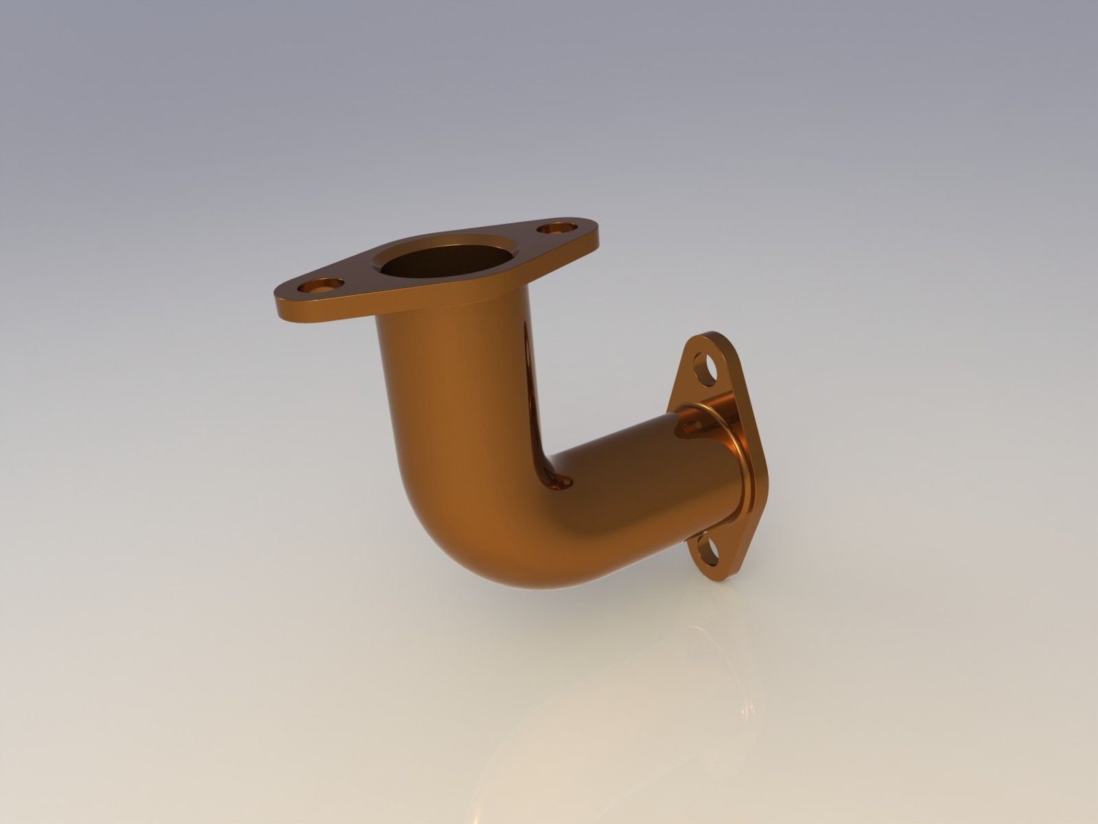 Part 1 copper metal free 3D model | CGTrader
