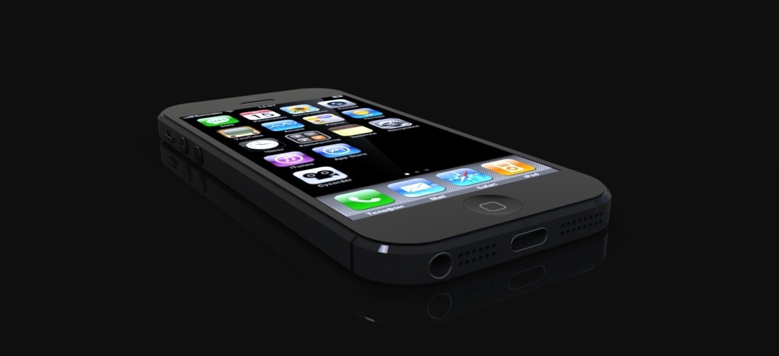 Apple iPhone 5 free 3D model | CGTrader