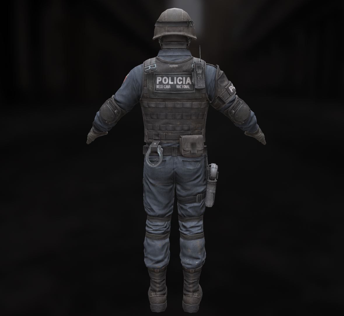 3D model SWAT model soldier VR / AR / low-poly | CGTrader