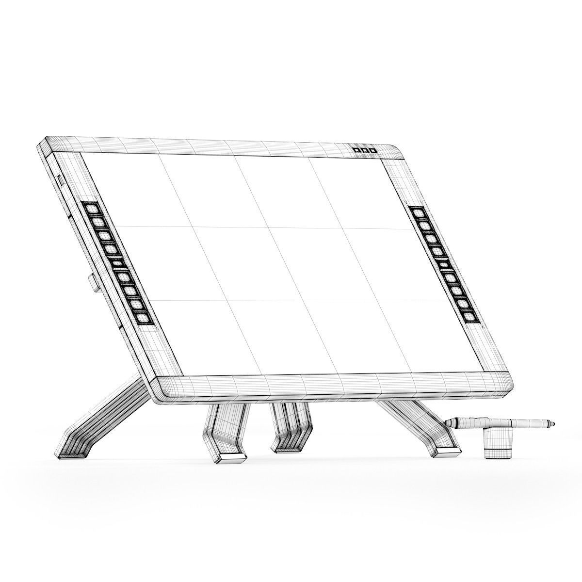 Graphic Screen Tablet 3D model | CGTrader