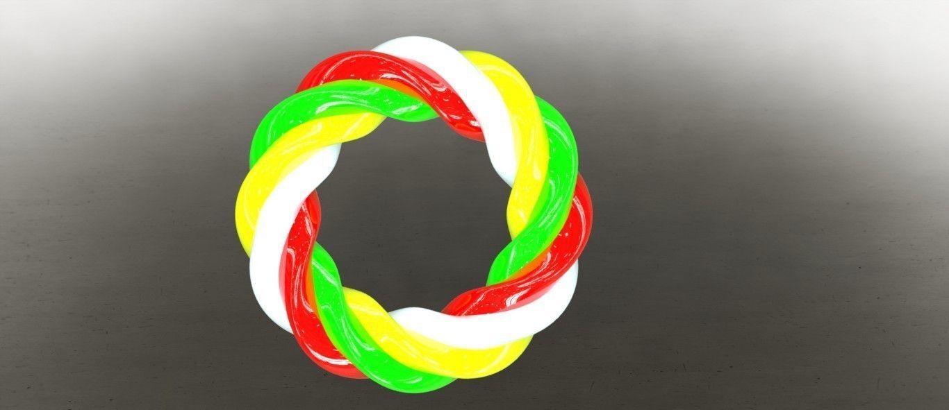 Spiral Torus free 3D model | CGTrader