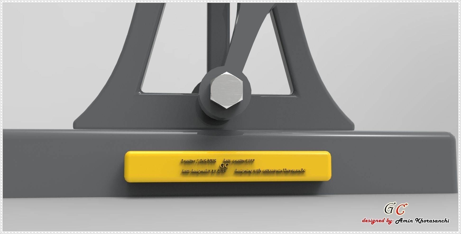 FST1349 Whitworth Slider-Crank Quick-Return Mechanism free 3D model ...