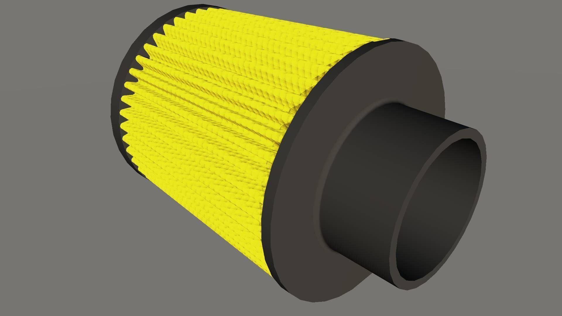 Cone Air Filter free 3D model | CGTrader