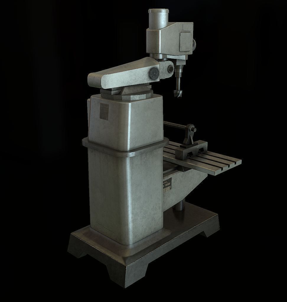3D model EngineBore milling machine VR / AR / low-poly | CGTrader