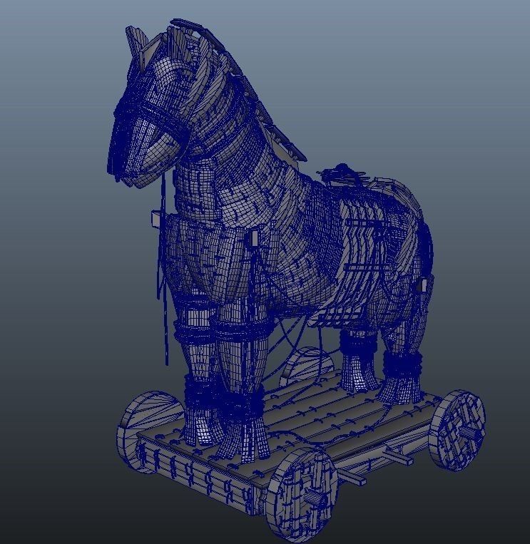 Trojan Horse High res Model 3D model | CGTrader