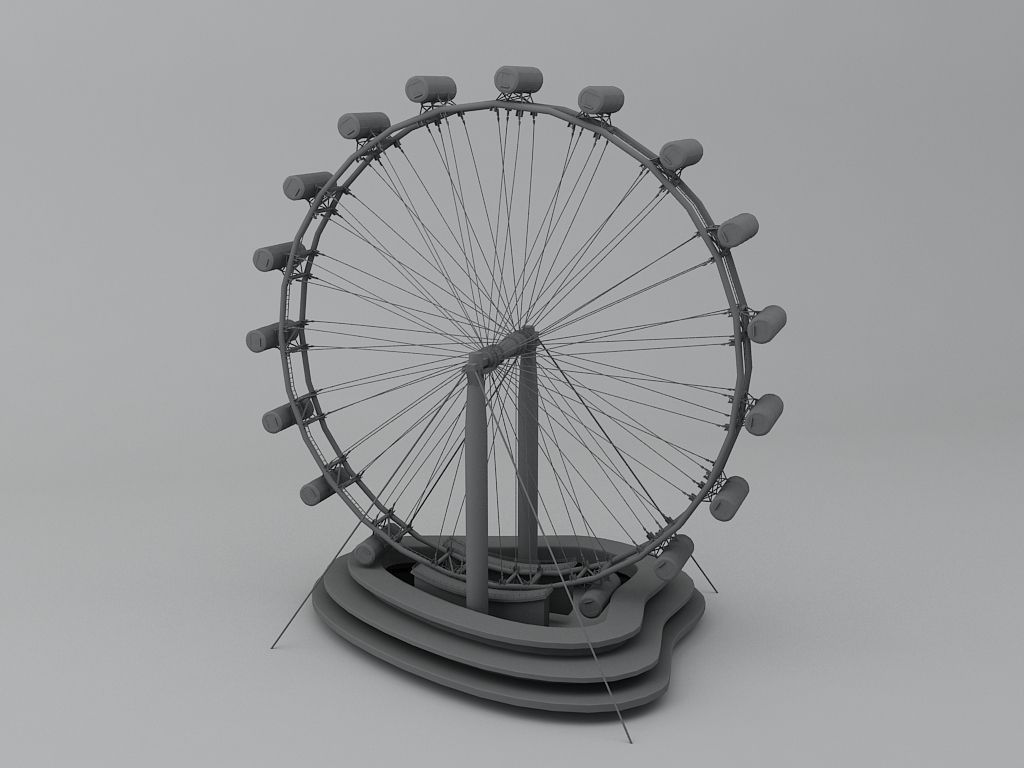 Flyer Singapore 3D model | CGTrader