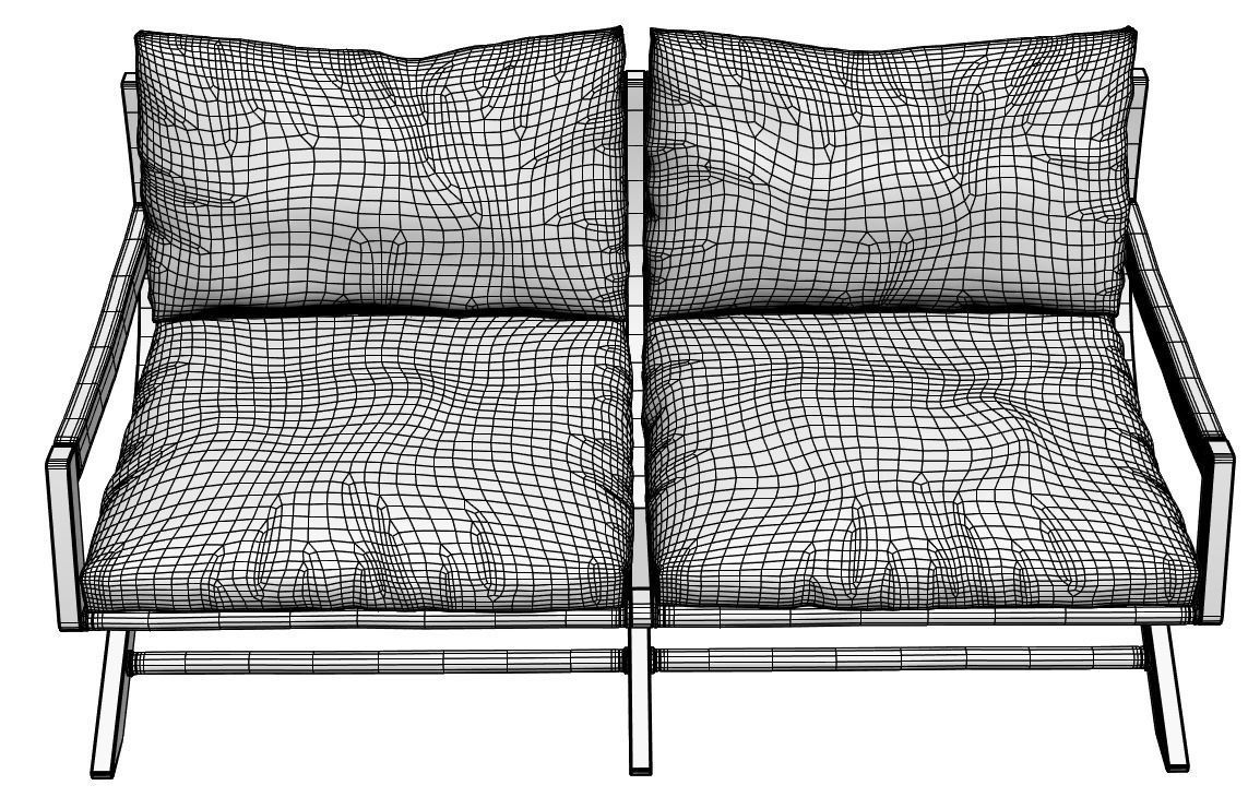 Flexform Emily 3D model | CGTrader