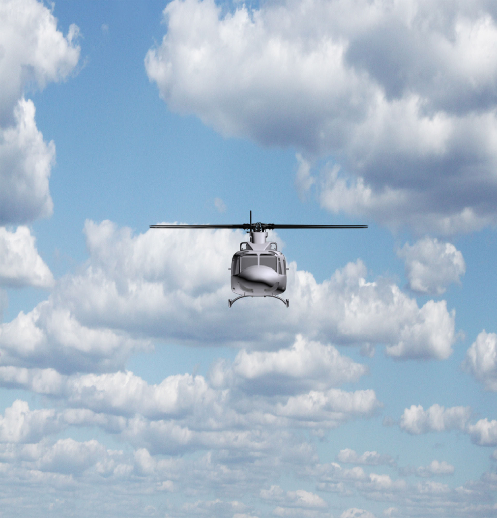 Realistic Helicopter Model 3D Model .3ds - CGTrader.com