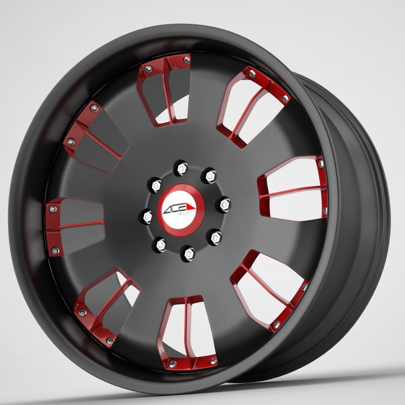 Antera Ace Asanti rims 3D model | CGTrader